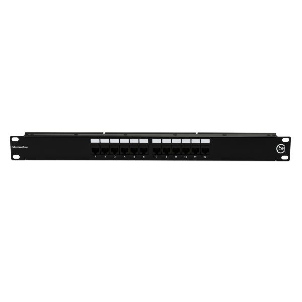 PATCH PANEL / CAT 5E / 12 PUERTOS / 1 UR | Todotel