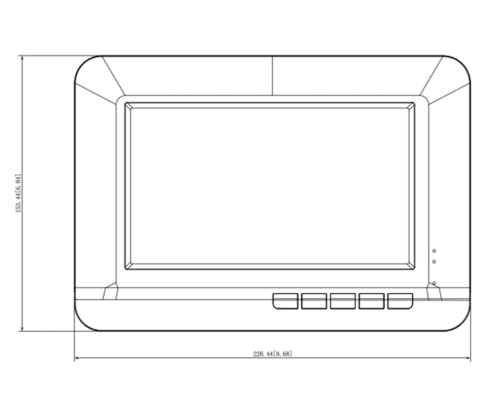 MONITOR ANALÓGICO DE 7 PULGADAS COMPATIBLE CON KTA01 | Todotel